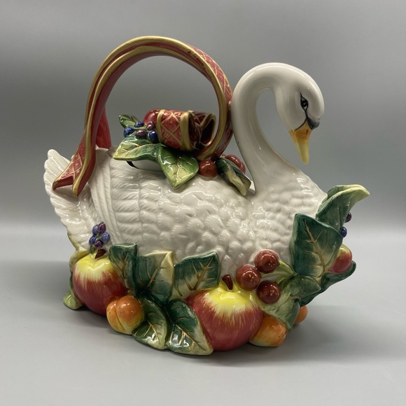 Fitz and Floyd | Holiday | Fitz And Floyd Vintage Hand Painted Swan ...